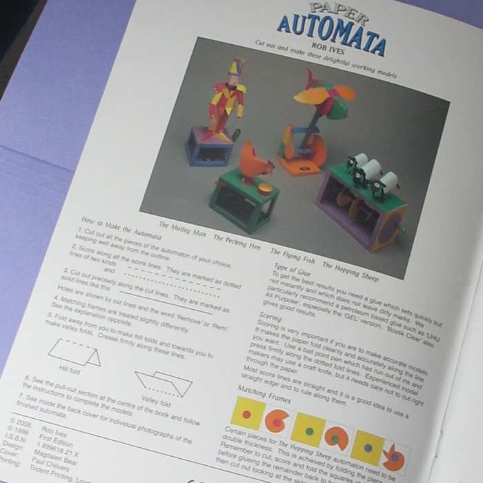 Making Paper Automata Toys With Rob Ives's Fabulous Book - HubPages