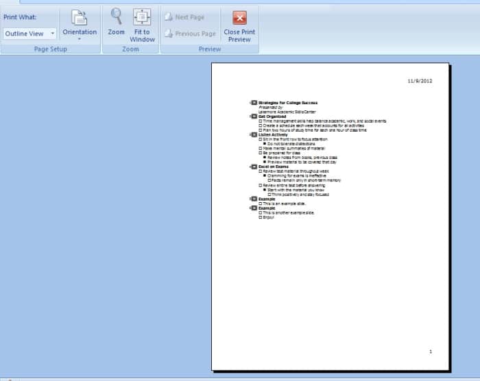 How to Print Handouts with Notes Using PowerPoint 2007 - HubPages