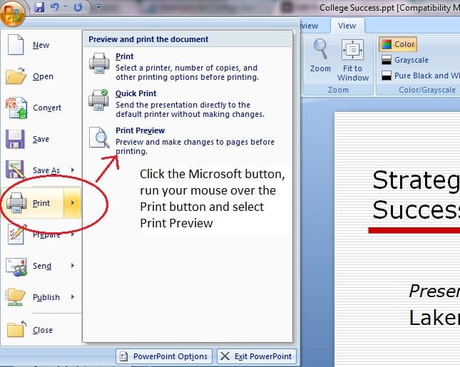 How To Print Handouts With Notes Using PowerPoint 2007 HubPages how-to-print-handouts-with-notes-using-powerpoint-2007-hubpages