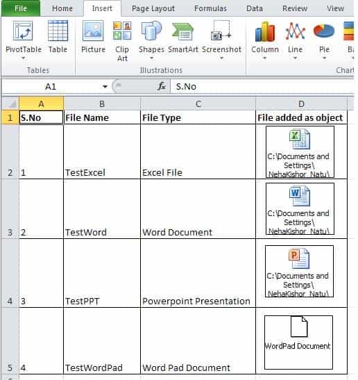 How to Embed a File as an Object in an Excel Worksheet - HubPages