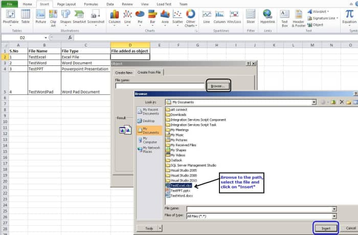 How to Embed a File as an Object in an Excel Worksheet - HubPages