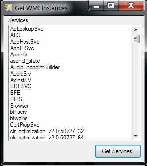 List Services Using C# Managementclass: WMI Example - HubPages