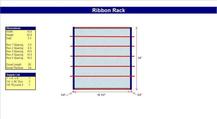 How to Build a Ribbon Holder - HubPages