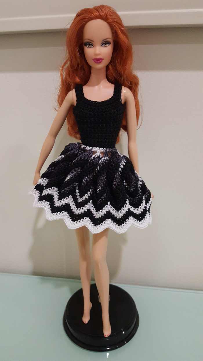 Barbie Twisted Chevron Dress (Free Crochet Pattern) - HubPages