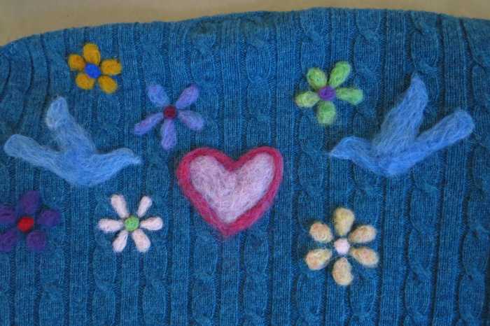DIY Tutorial: Decorate a Sweater With Needle-Felted Designs - HubPages