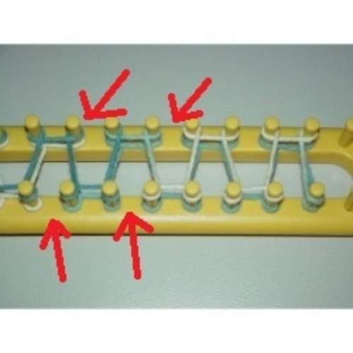 How to Make the Honeycomb Stitch on the Knifty Knitter Loom - HubPages
