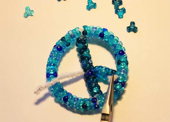 How to Make a Beaded Peace Sign Ornament - HubPages