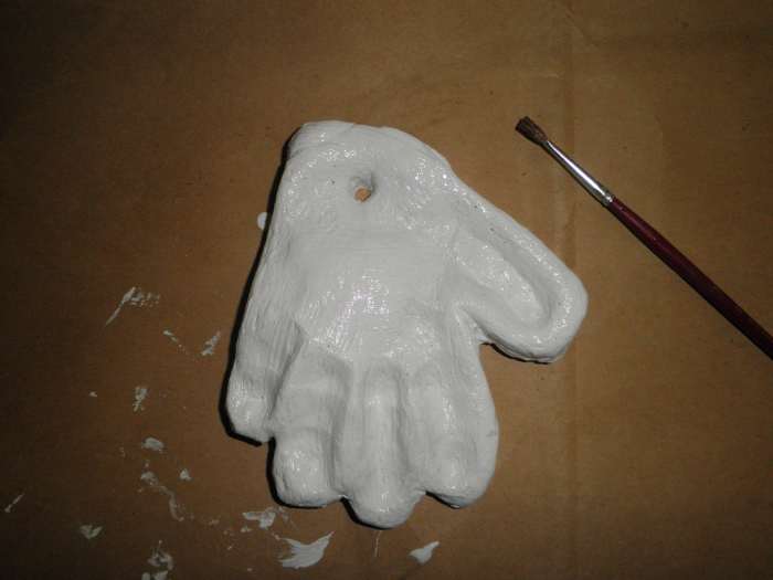 How to Make a Clay Santa Handprint Ornament - HubPages