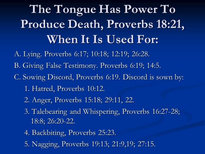 Quotes From the Book of Proverbs on Communication - HubPages