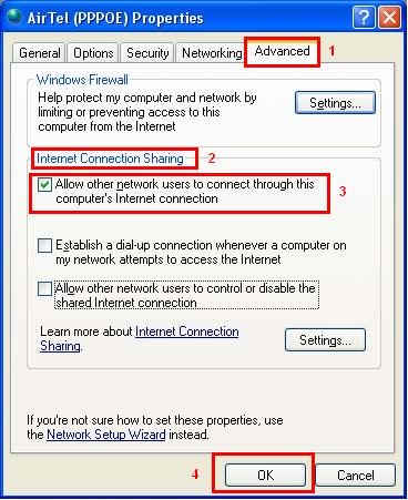 How to Share an Internet Connection on LAN (Windows 5) - TurboFuture