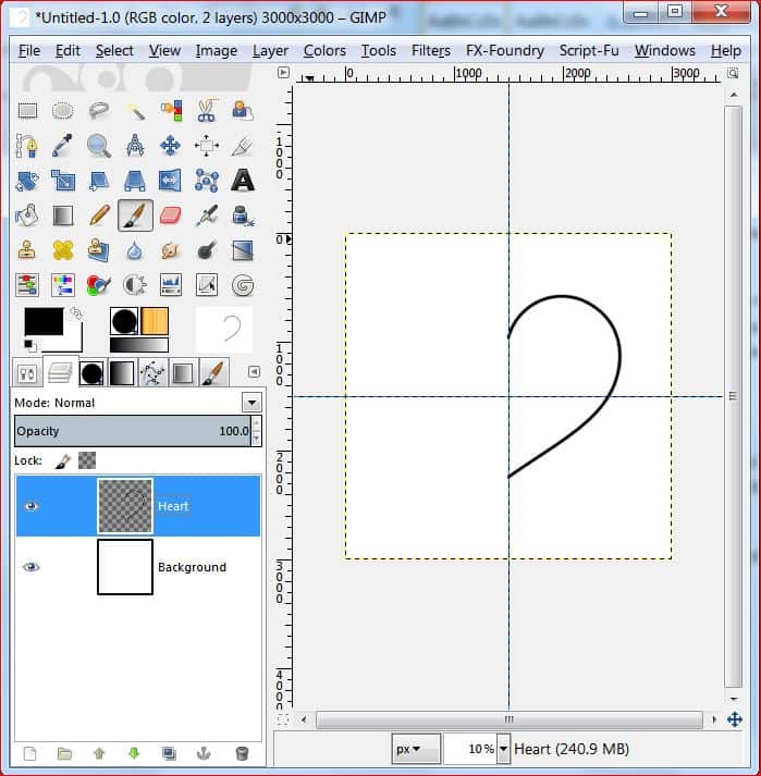 Create a Heart Brush in GIMP Using Paths Tool - HubPages