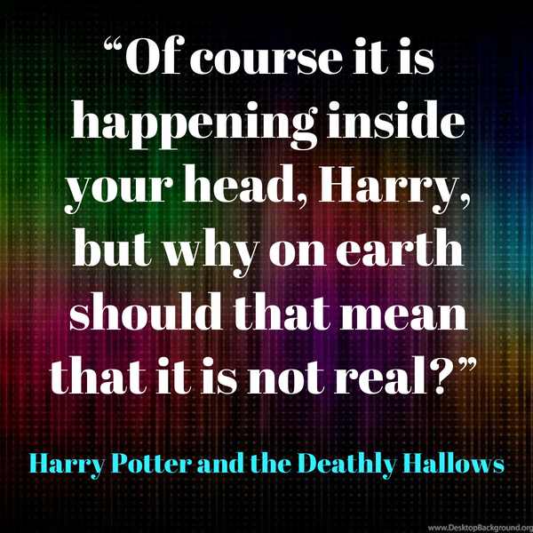 Inspirational Psychology Quotes From J.K. Rowling's Harry Potter and ...