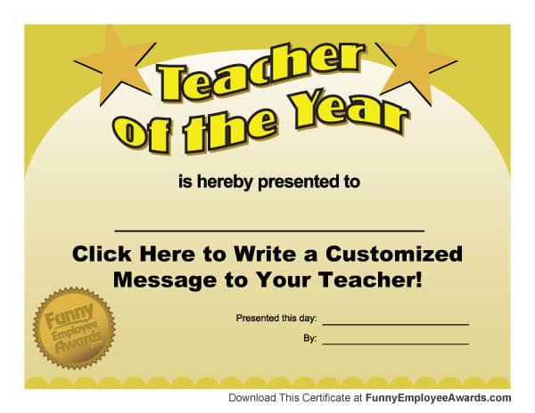 Funny Teacher Awards - HubPages