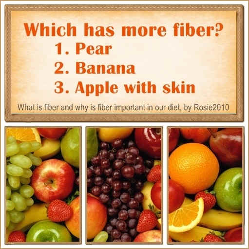 What is Fiber and Why is Fiber Important in our Diet? - HubPages