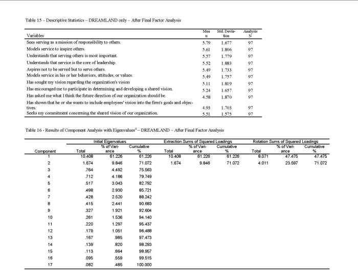 Tips for Conducting a Factor Analysis - 5 Stage Process - an Example ...