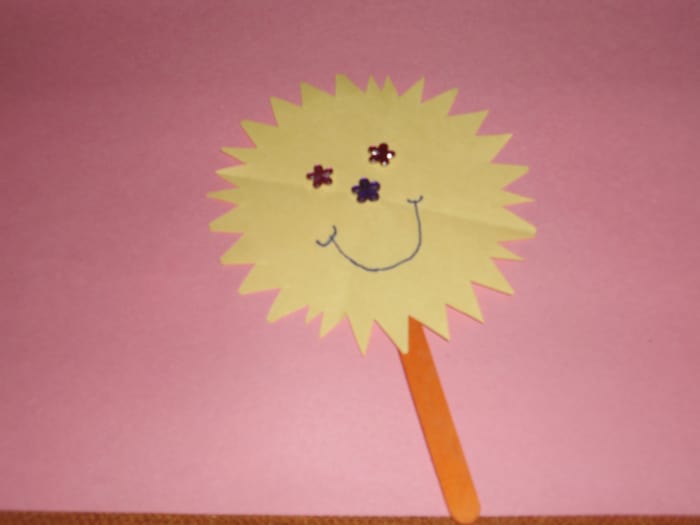 How to Make God's Eyes~~~ Using Yarn and Popsicle Sticks and a Few ...