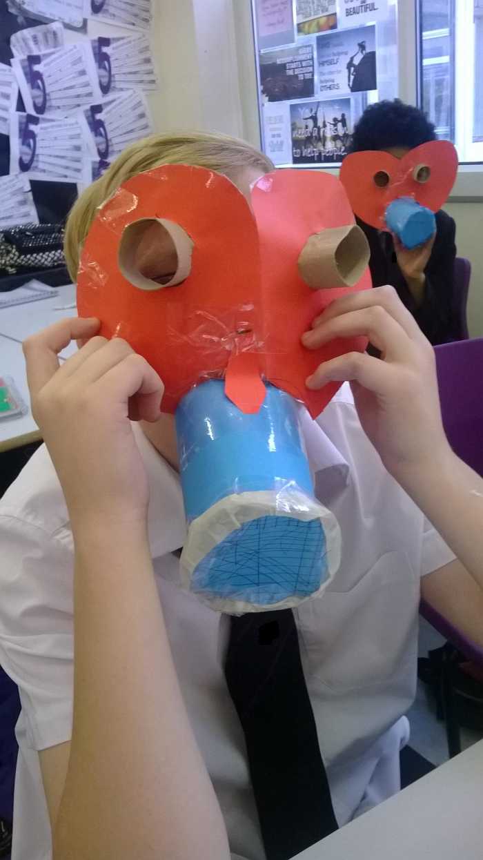 How to make a simple WW2 gas mask. Childrens evacuation, childs Mickey ...