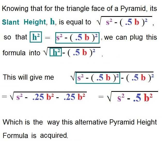 Pyramids - How to Find Their Height and Volume - HubPages