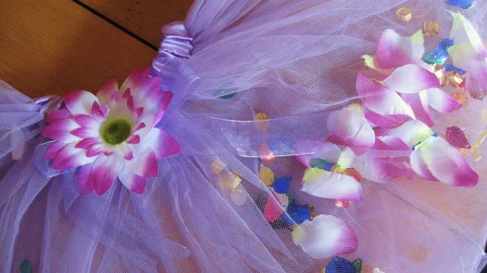 How to Make a Rose Petal / Flower Filled Tutu (Sewing and Non Sewing ...