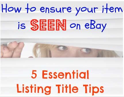 5 Essential Ebay Listing Title Tips: How to Get Your Item Seen - HubPages