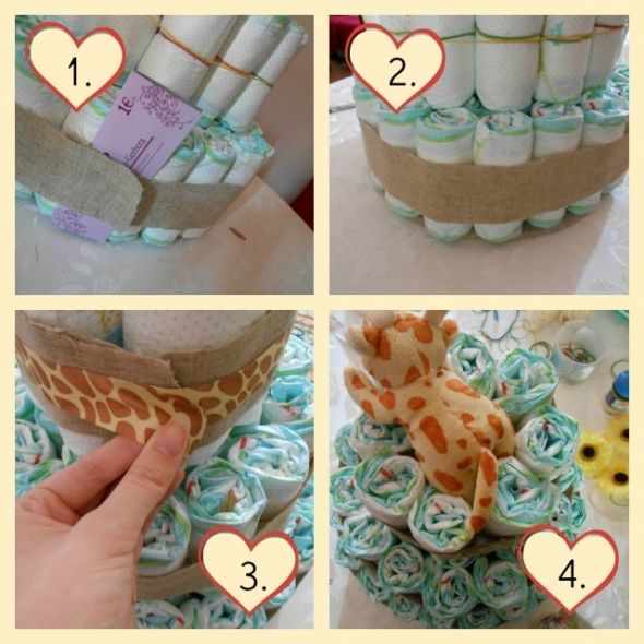 How to Make a Diaper Cake - Step by step tutorials - HubPages