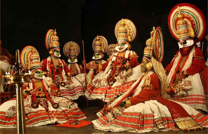 Kathakali: Origin, Make Up, Musical Instruments, Stage, Settings and ...