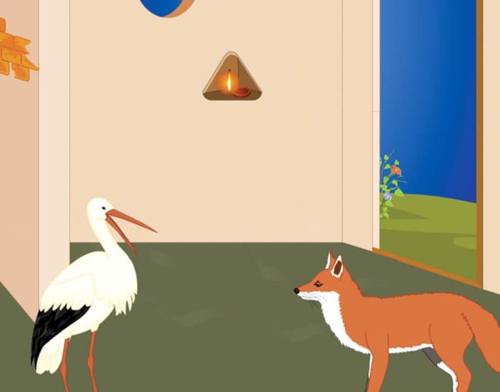 The fox and the stork - story with pictures| Small stories for kids ...