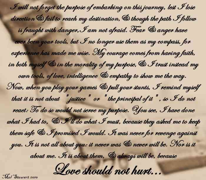 Love should not hurt! A Poem about Protecting My Children from Child ...