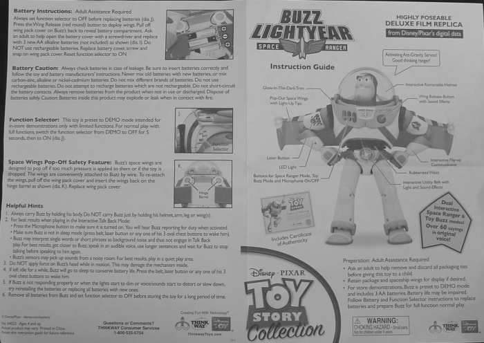 Toy Story Collection - Buzz Lightyear Film Replica with Utility Belt - HubPages