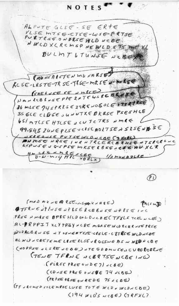 Mysterious Cryptographic Clues-Fbi Asks for Help Solving the Ricky ...