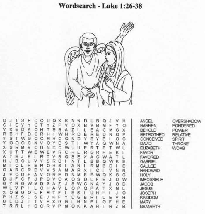 Bible Word Search Printables - HubPages