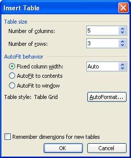 Using the Table Menu in Microsoft Office Word 2003 - HubPages