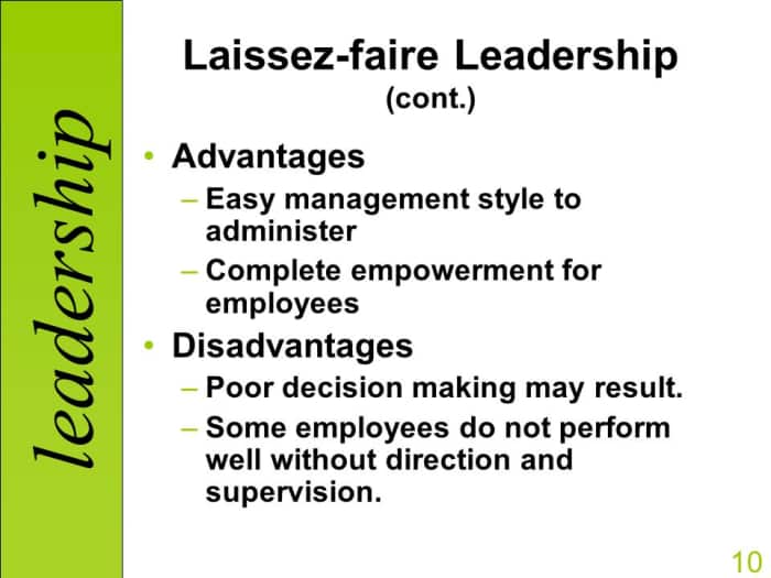 Management Styles- Autocratic vs Democratic vs Laissez-Faire - HubPages