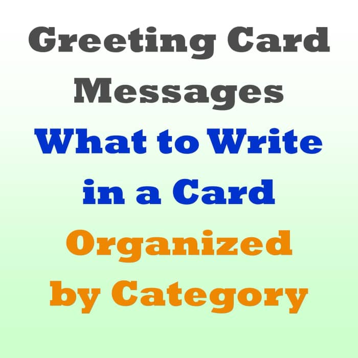 Greeting Card Messages: Examples of What to Write - HubPages