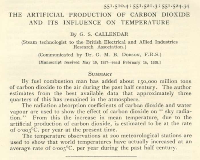 Global Warming Science And The Wars: Guy Callendar - HubPages