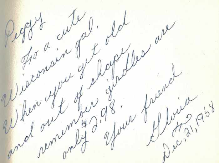 Autograph Book With Quotes From Friends and Family From the 1950s and ...