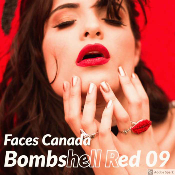 Review of Faces Canada Weightless Matte Finish Lipstick ( Bombshell Red ...