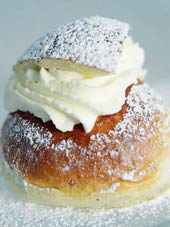 Semla, a Traditional Swedish Delicious Cake or Pastry, Recipe and ...