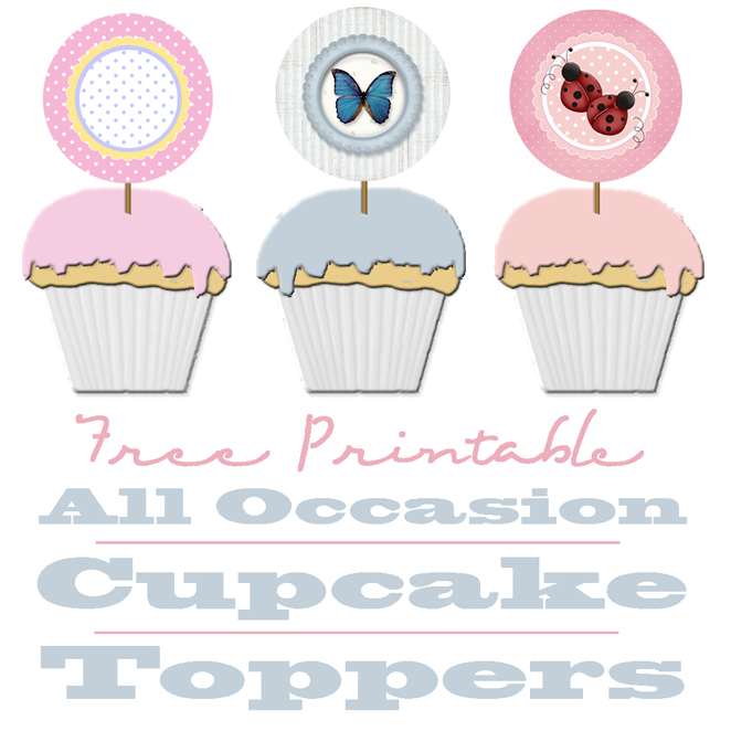 Free Printable Cupcake Toppers - HubPages