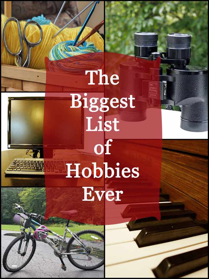 An Enormous List of Hobbies - HubPages