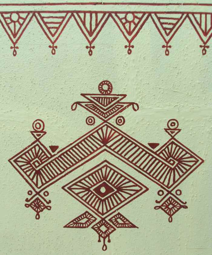 Bheenth Chitra - A unique Indian tribal wall art style (Step by step ...