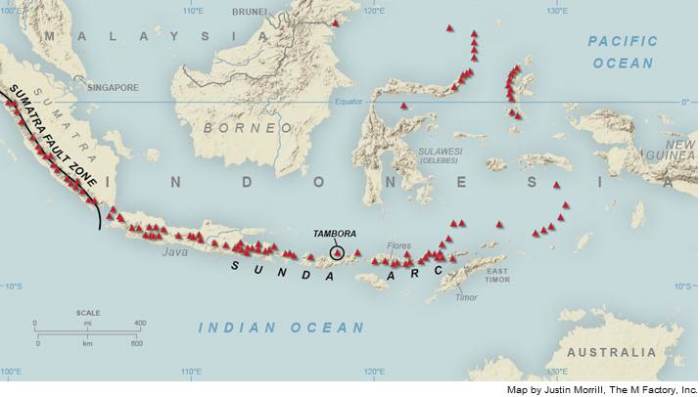 The 1815 Mount Tambora Eruption – Largest Volcanic Eruption in Recorded ...