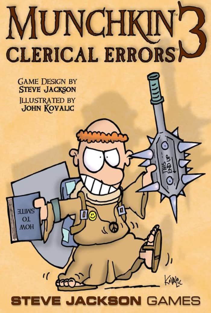Munchkin Review: Munchkin 3 - Clerical Errors - HubPages