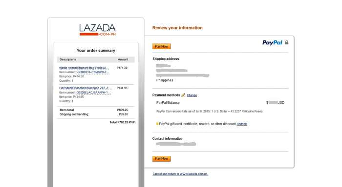 How to Place an Order at Lazada Using PayPal: A Step-by-Step Guide ...