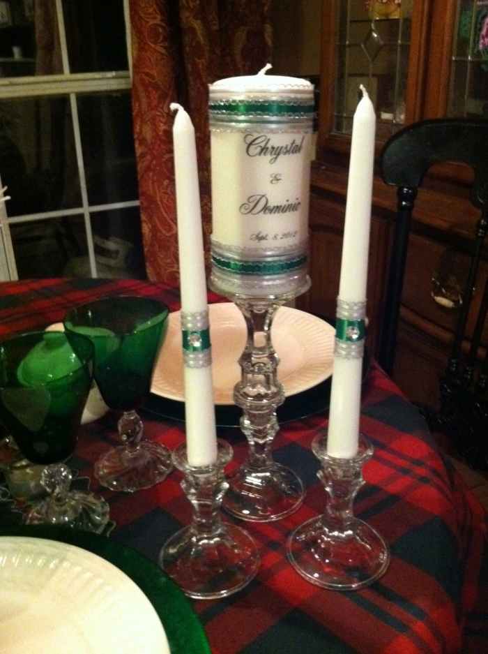 How To Make An Easy Wedding Unity Candle Set For CHEAP! - HubPages
