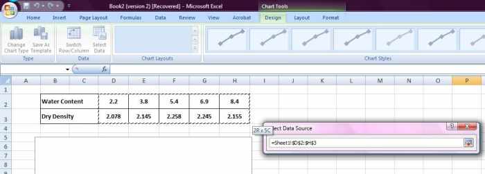How To Make Compaction Curve in Excel Spreadsheet - HubPages