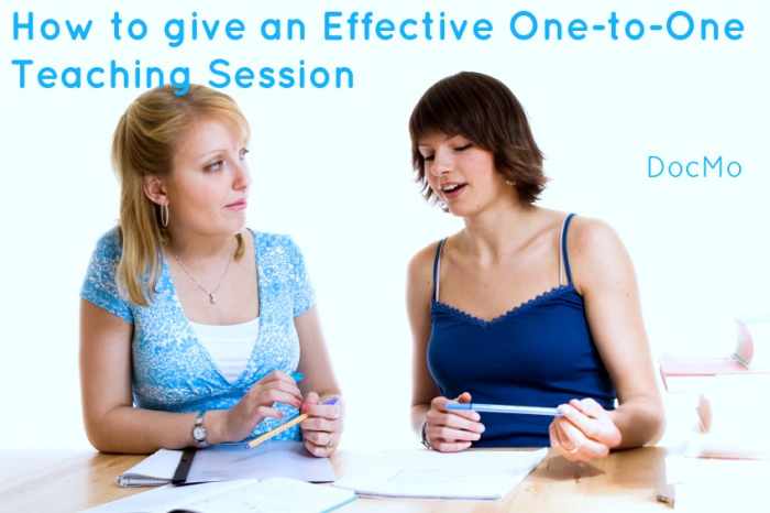 How to Give an Effective One-to-One Teaching Session - HubPages