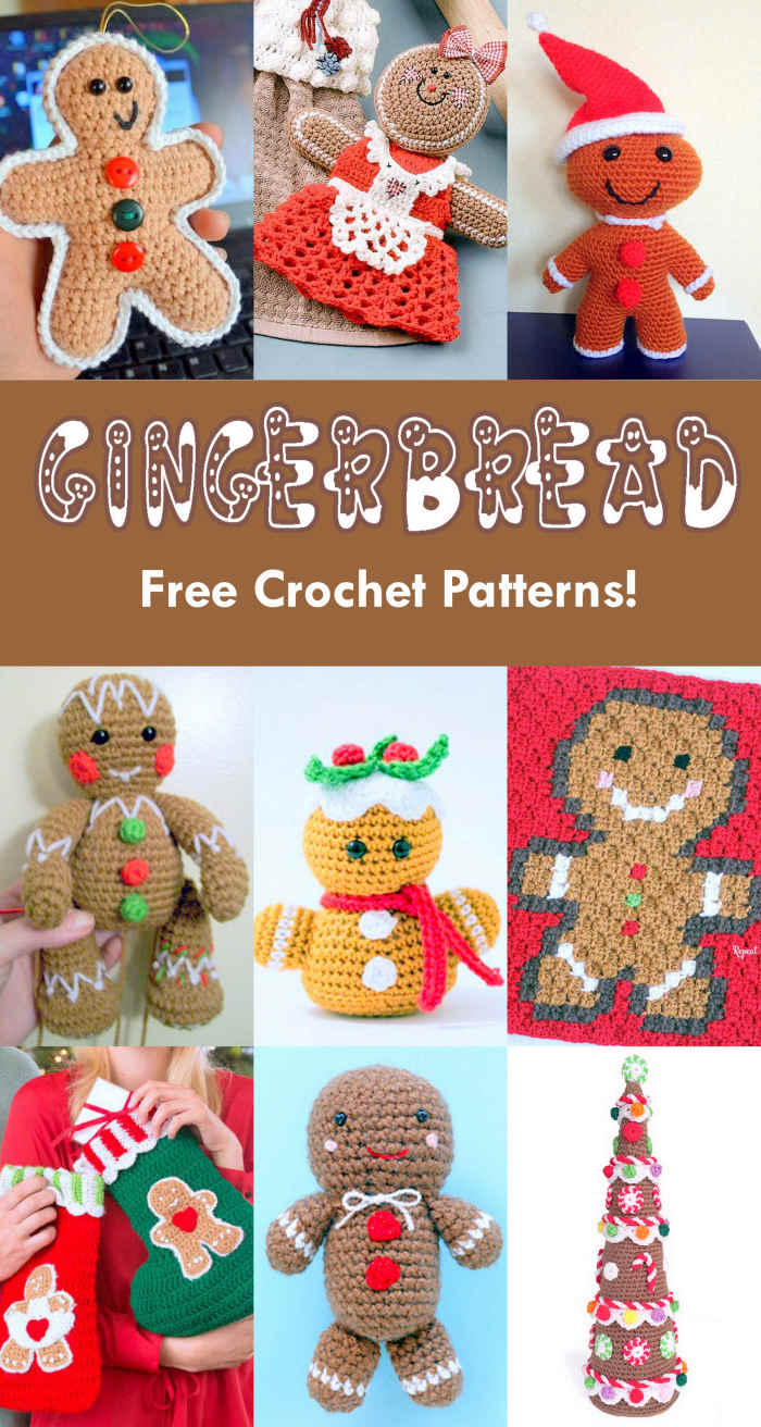 Free Amigurumi Christmas Gingerbread Crochet Patterns - HubPages