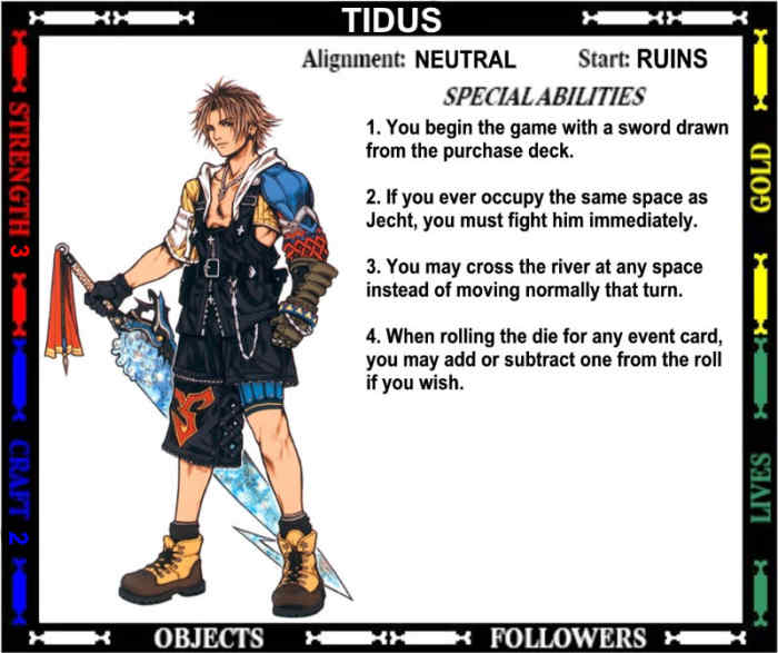 11 Final Fantasy Characters for Talisman - HubPages
