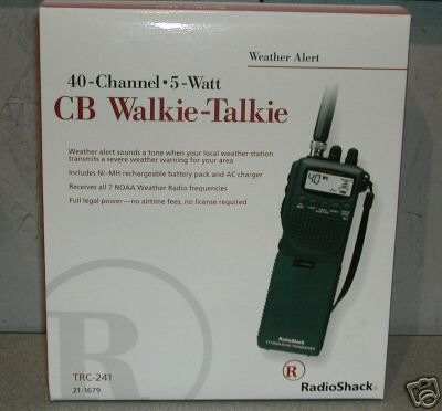 RadioShack Handheld CB Radio with Weather Alert - HubPages